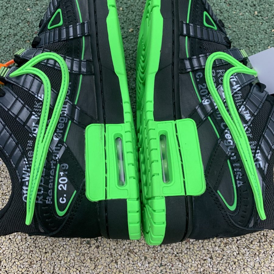 Off-White x Air Rubber Dunk 'Green Strike' - WellKicks.com