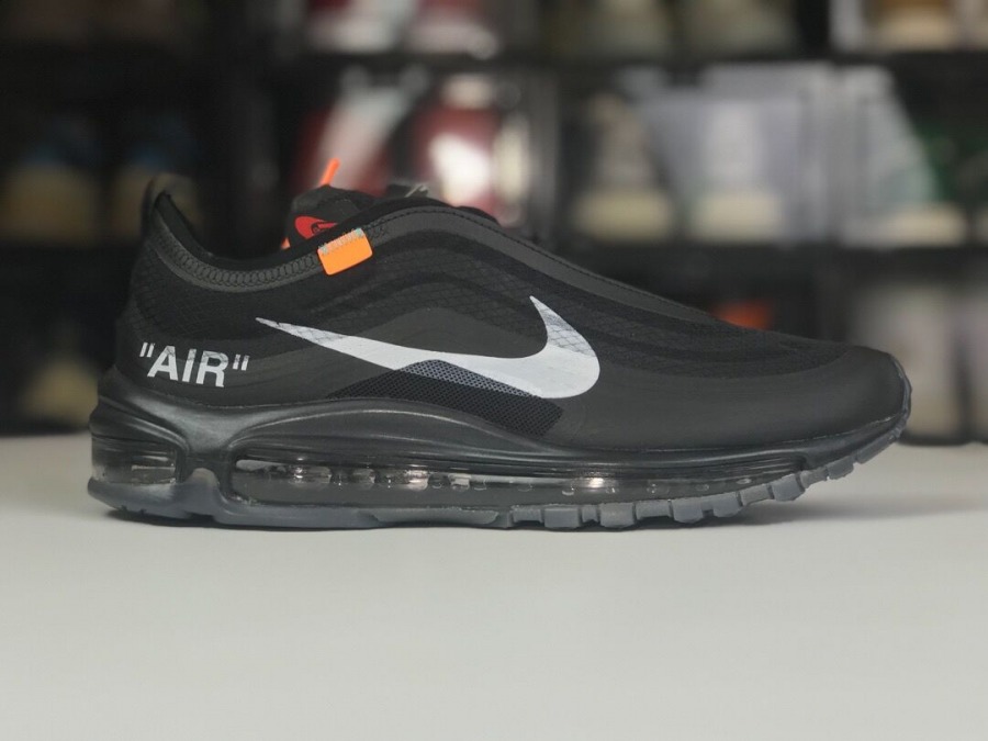Off-White x Air Max 97 'Black' - WellKicks.com