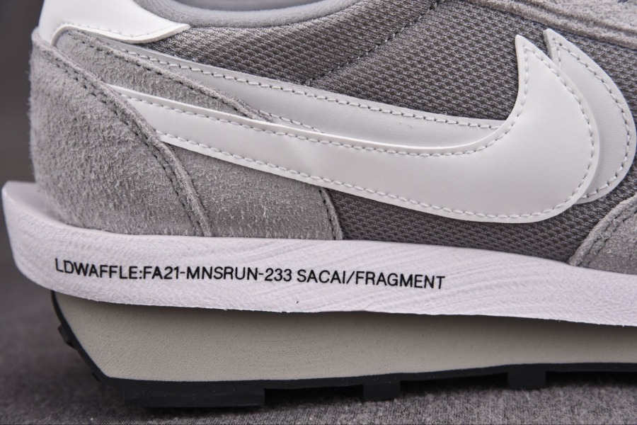 Fragment Design x sacai x LDV Waffle 'Light Smoke Grey' - WellKicks.com