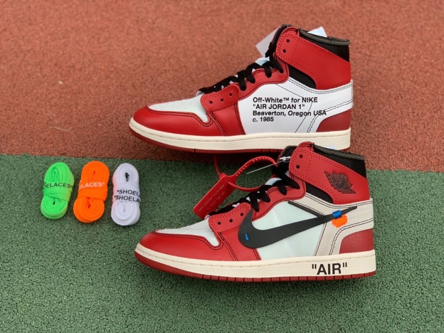 Off-White x Air Jordan 1 Retro High OG 'Chicago' - WellKicks.com