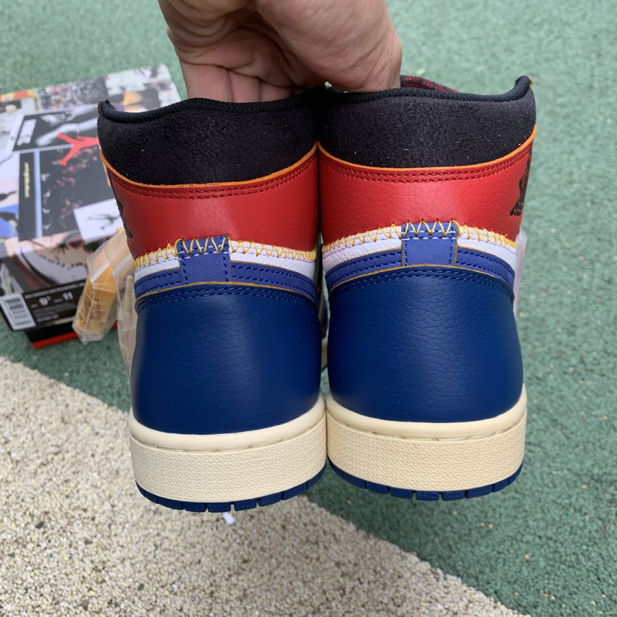 Jordan 1 Retro High Union Los Angeles Blue Toe - WellKicks.com