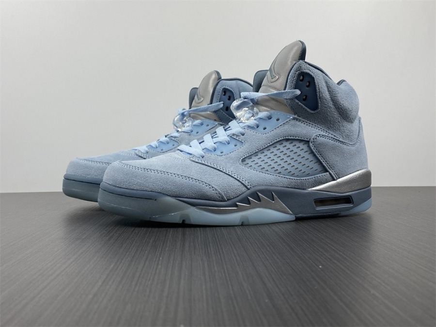 Air Jordan 5 Retro 'Blue Bird' - WellKicks.com