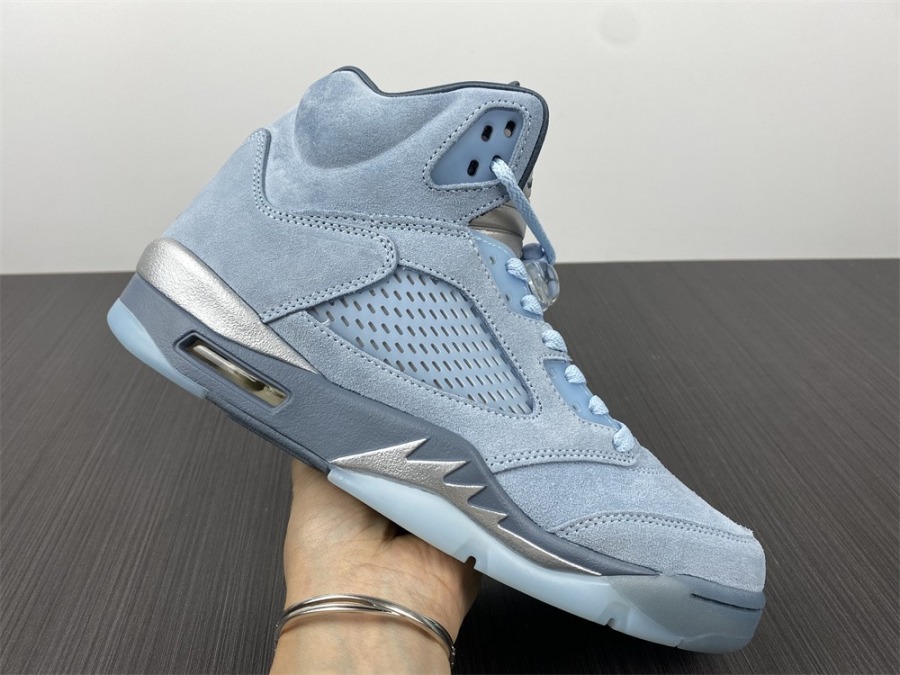 Air Jordan 5 Retro 'Blue Bird' - WellKicks.com