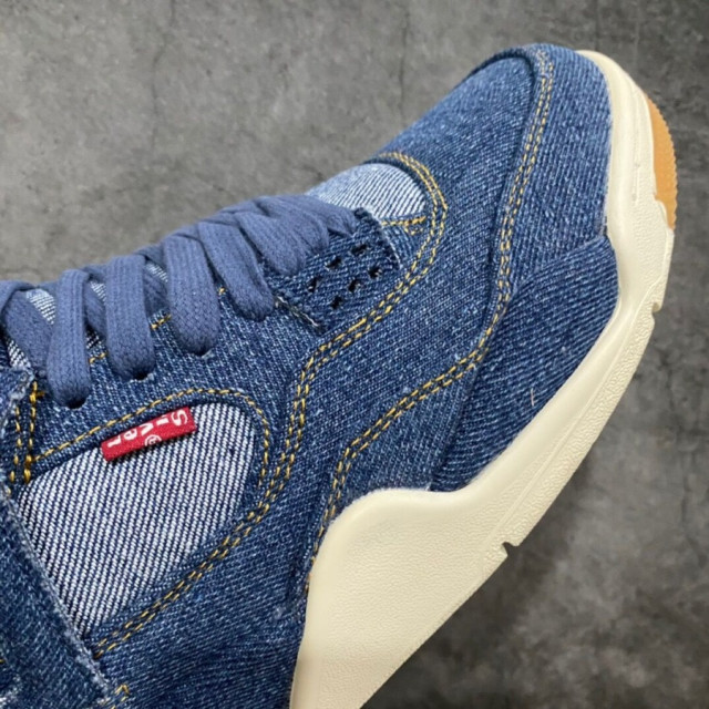 Levi's x Air Jordan 4 Retro 'Denim' - WellKicks.com