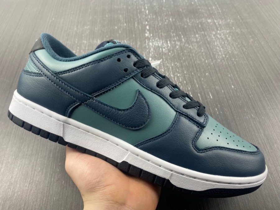 Dunk Low 'Fleece Swoosh - Light Blue' - WellKicks.com