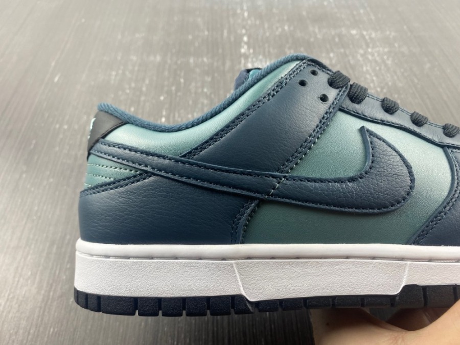 Dunk Low 'Fleece Swoosh - Light Blue' - WellKicks.com