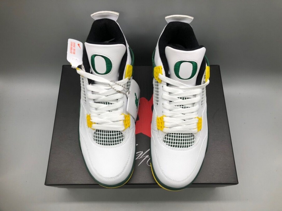 Air Jordan 4 Retro 'Oregon Ducks Duckman' PE - WellKicks.com