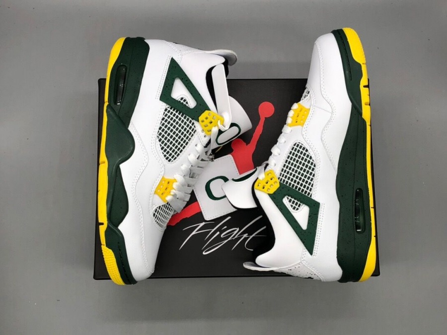 Air Jordan 4 Retro 'Oregon Ducks Duckman' PE - WellKicks.com