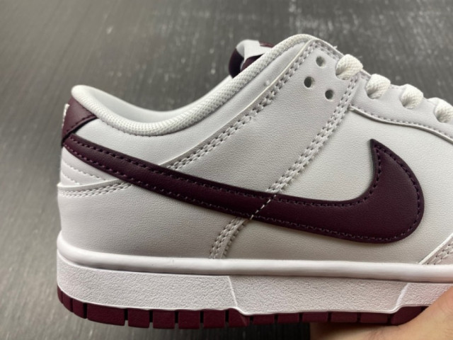 Nike Dunk Low 'White Night Maroon' - WellKicks.com