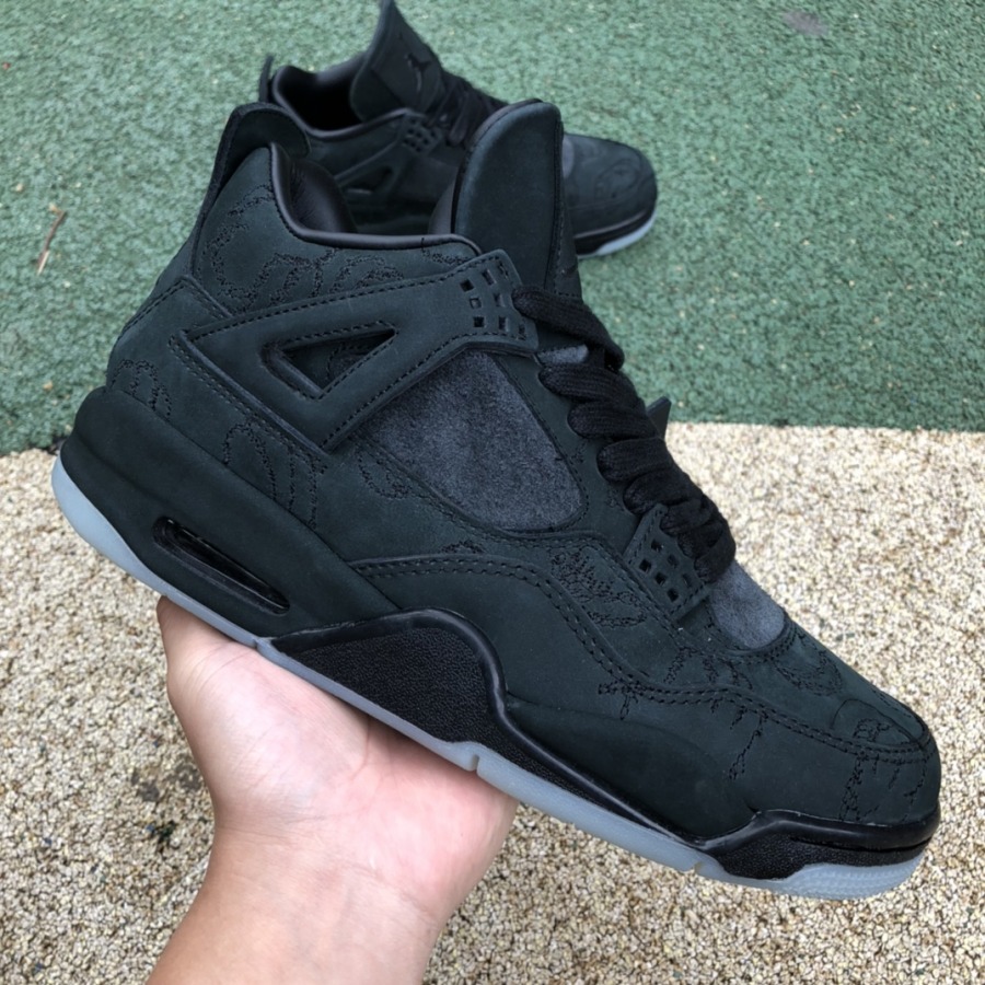 KAWS x Air Jordan 4 Retro 'Black' - WellKicks.com