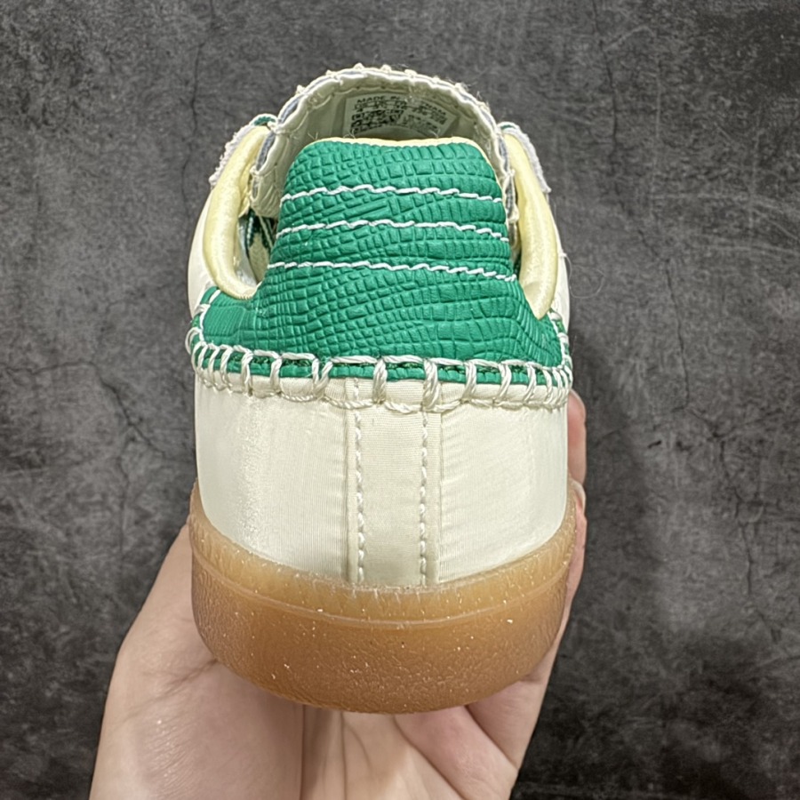 Wales Bonner x adidas Samba 'Cream White Bold Green' - WellKicks.com