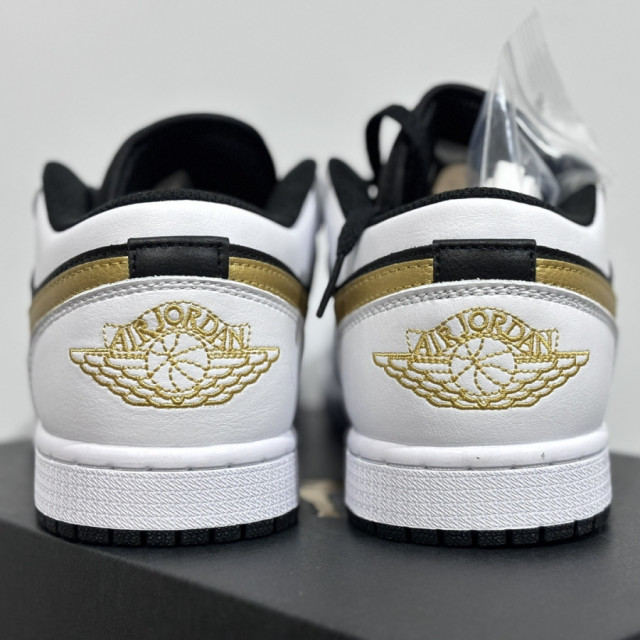 Air Jordan 1 Low 'Gold Swoosh' - WellKicks.com