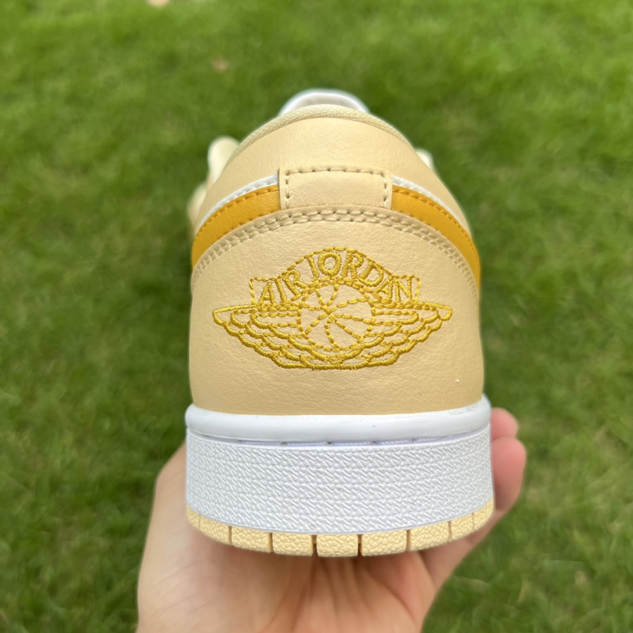 Air Jordan 1 Low 'Sail Yellow Ochre' - WellKicks.com