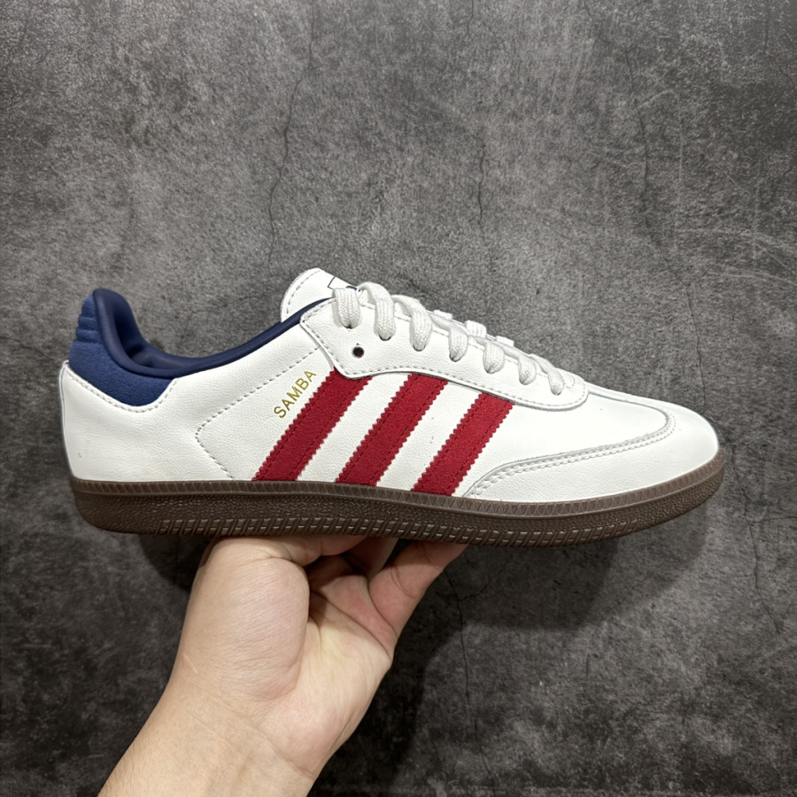 Adidas Samba OG 'White Victory Red Indigo' - WellKicks.com