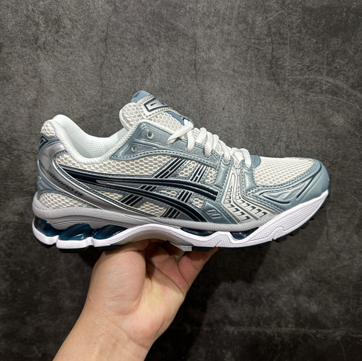 ASICS Gel Kayano 14 'White Fjord Grey' - WellKicks.com